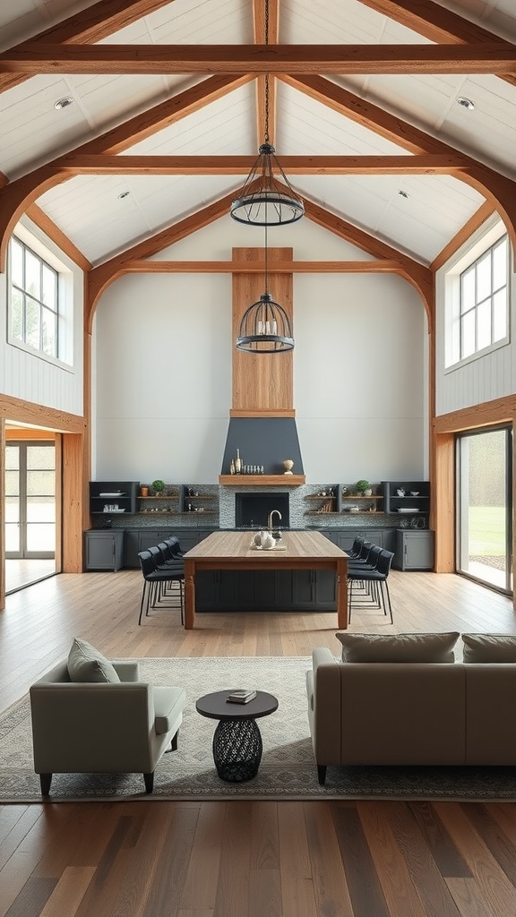 20 Stunning Open Floor Ideas for Barndominium Interiors - Home Inspo Lab